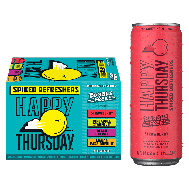 Happy Thursday Variety Pack 12pk 12oz Cans 4.4% ABV - Happy Thursday ...