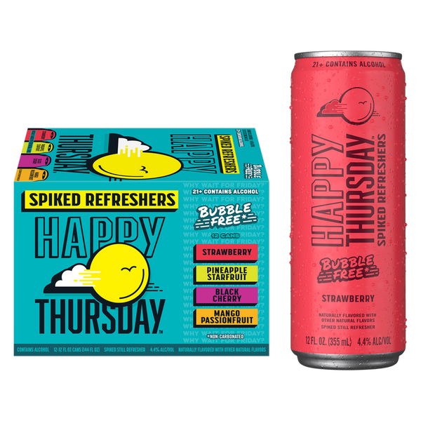 Happy Thursday Variety Pack 12pk 12oz Cans 4.4% ABV - Happy Thursday ...