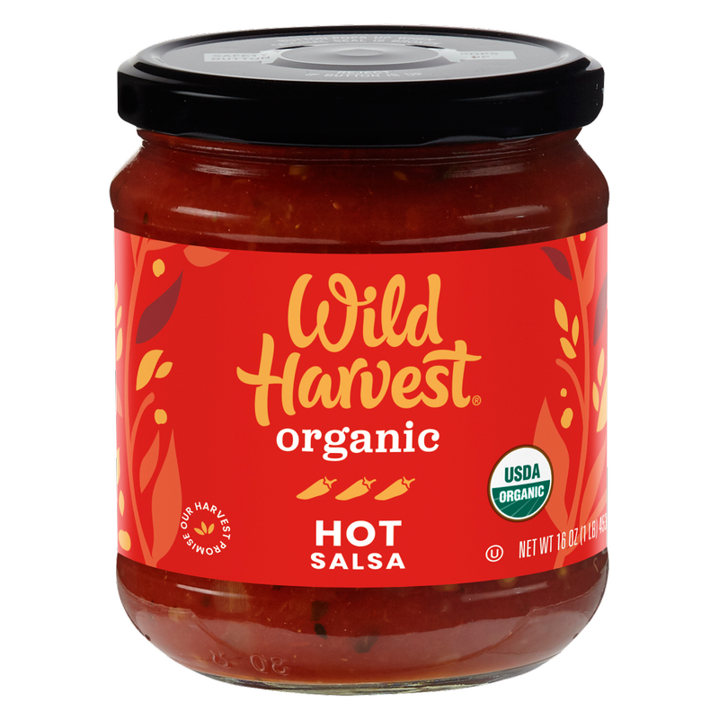 Wild Harvest Organic Hot Salsa 16oz - Wild Harvest – BevMo!