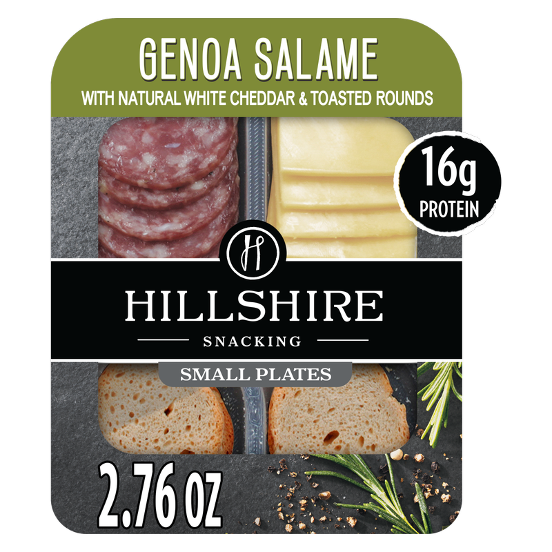 Hillshire Snacking Protein Small Plates Genoa Salami & White Cheddar ...