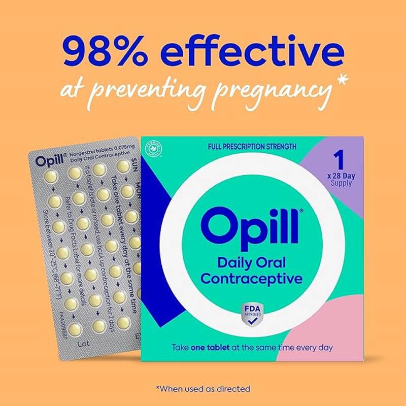 Opill Daily Oral Contraceptive Tablets – BevMo!