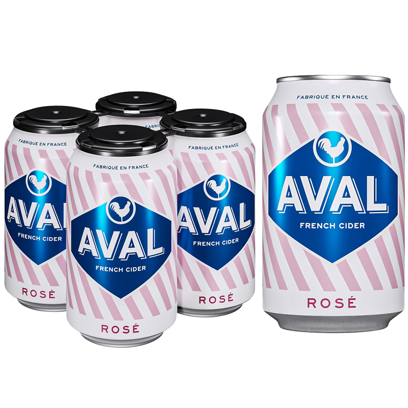 Aval Cider Rose 4pk 11.2oz Can 6.0% ABV - Aval – BevMo!