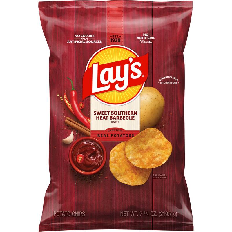Lay's Southern Sweet Heat Barbeque Potato Chips 7.75oz - Lay's – BevMo!