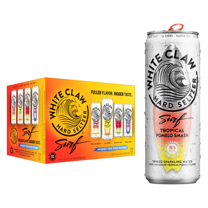 White Claw Hard Seltzer Surf Variety Pack 12pk 12oz Can 5.0% ABV ...