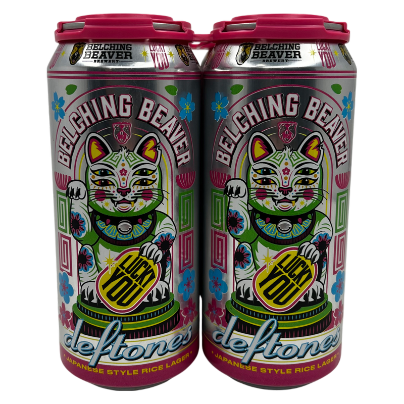 Belching Beaver Lucky You Rice Lager 4pk 16oz Can - Belching Beaver ...