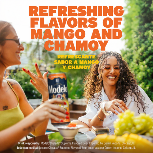 Modelo Chelada Suprema Mangonada 24oz Can 8% ABV - Modelo – BevMo!