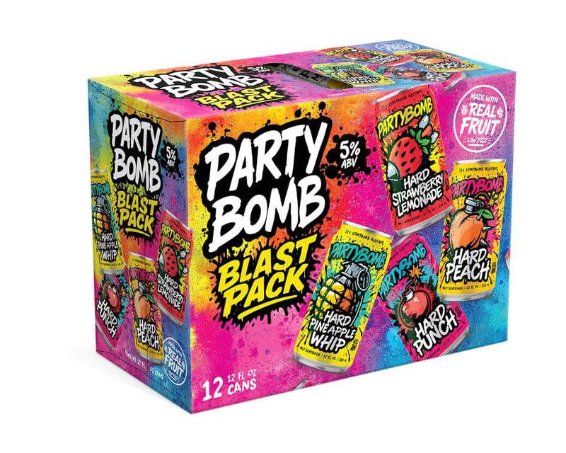 Partybomb Blast Pack Variety Pack 12pk 12oz Can 5% ABV - Party Bomb ...