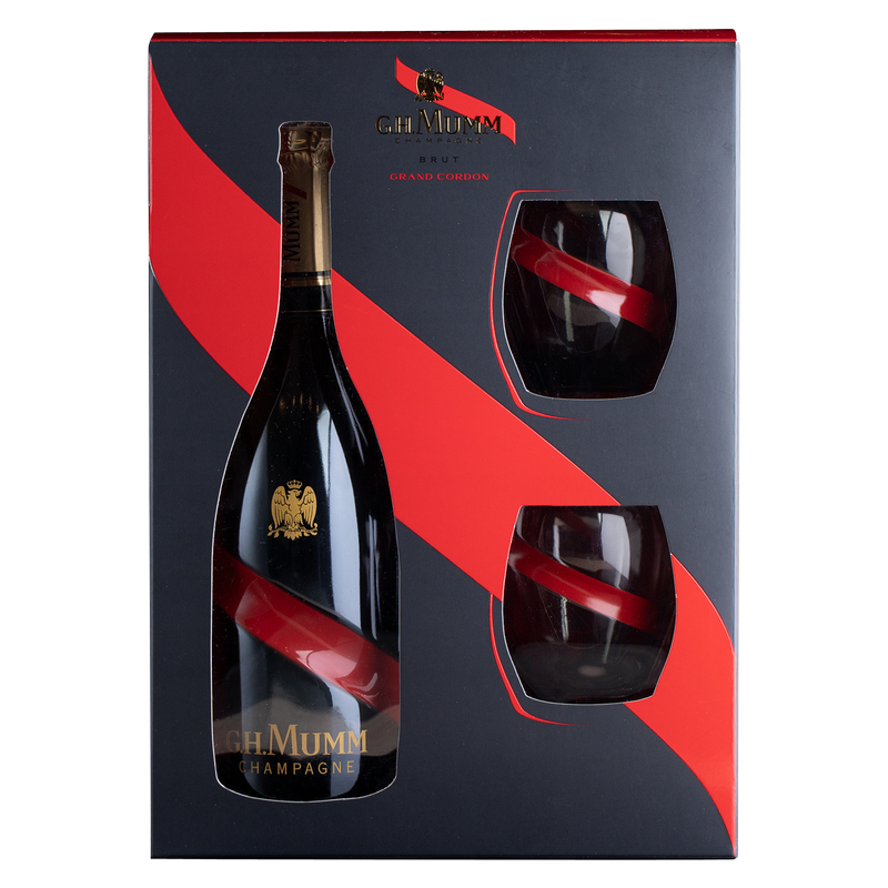 GH Mumm Grand Cordon Gift Set 750ml - G.H. Mumm – BevMo!