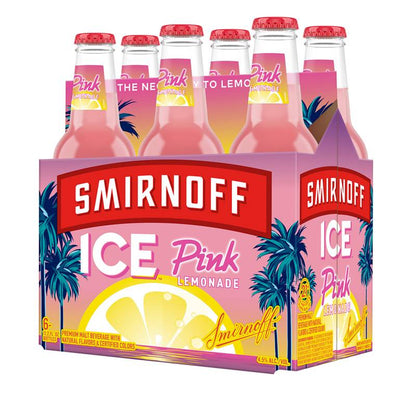 Smirnoff Ice Pink Lemonade 6pk 11.2oz Btl - Smirnoff – BevMo!
