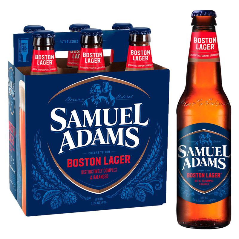 Samuel Adams Boston Lager 4/6 12oz NR - Sam Adams – BevMo!