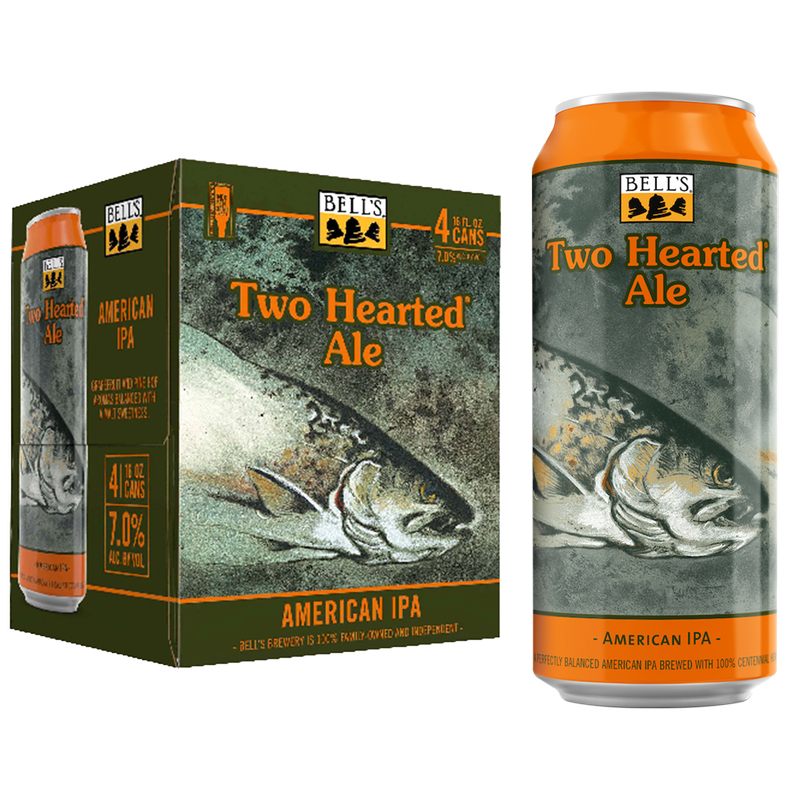 Bell's Two Hearted Ale 4pk 16oz Can 7.0% ABV - BevMo! – BevMo!