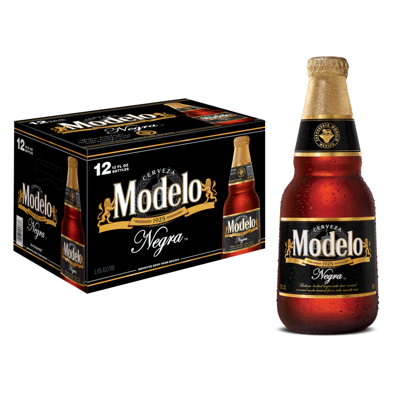 Modelo Negra 12pk 12oz Btl 5.4% ABV - Modelo – BevMo!