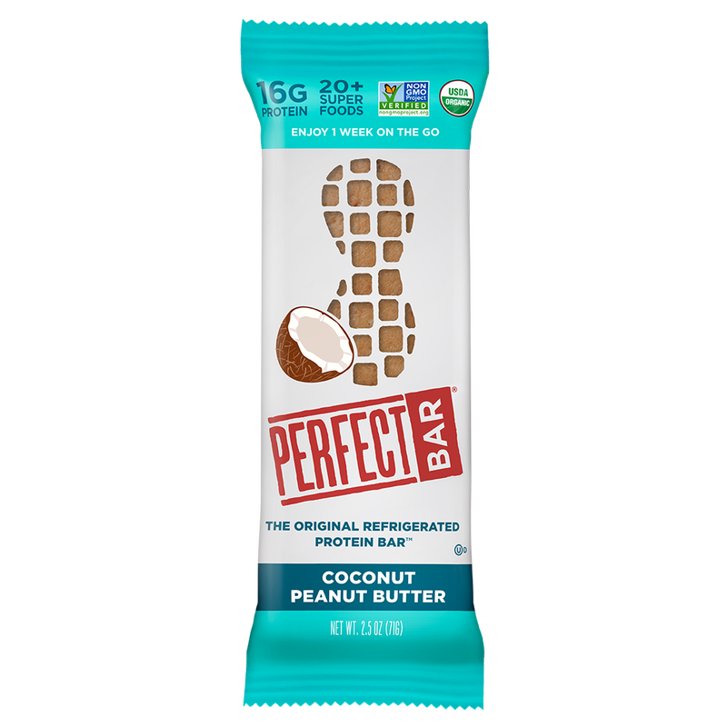 Perfect Bar Coconut Peanut Butter Organic Protein Bar 2.5oz - PERFECT ...