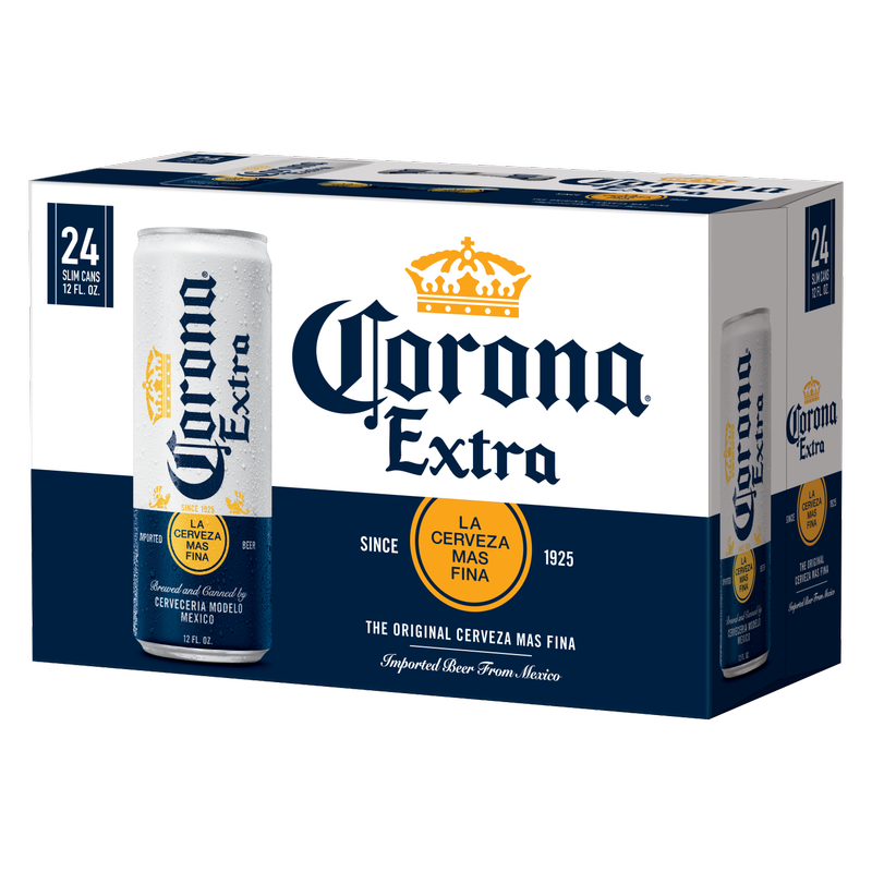 Corona Extra 24pk 12oz Can 4.6% ABV - Corona Extra – BevMo!
