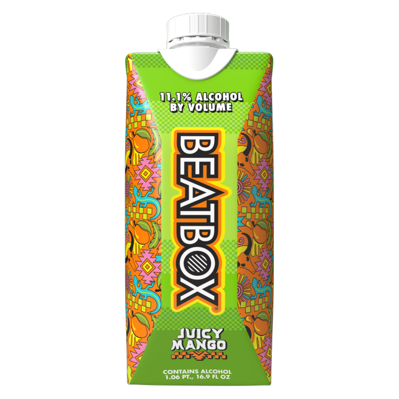 BeatBox Juicy Mango 500ml 11.1% ABV Wine Party Punch - BeatBox – BevMo!