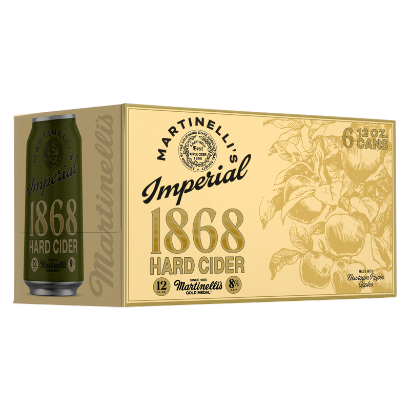 Martinellis 1868 Imperial Cider 6pk 12oz Can - Martinelli's 1868 – BevMo!