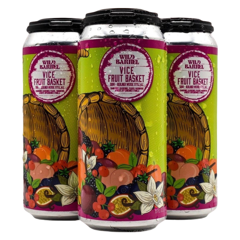 Wild Barrel Vice Fruit Basket 4pk 16oz Cans - BevMo! – BevMo!
