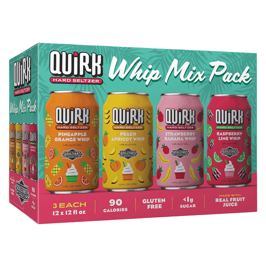 Quirk Hard Seltzer Whip Mix Pack 12pk 12oz Cans - Quirk – BevMo!
