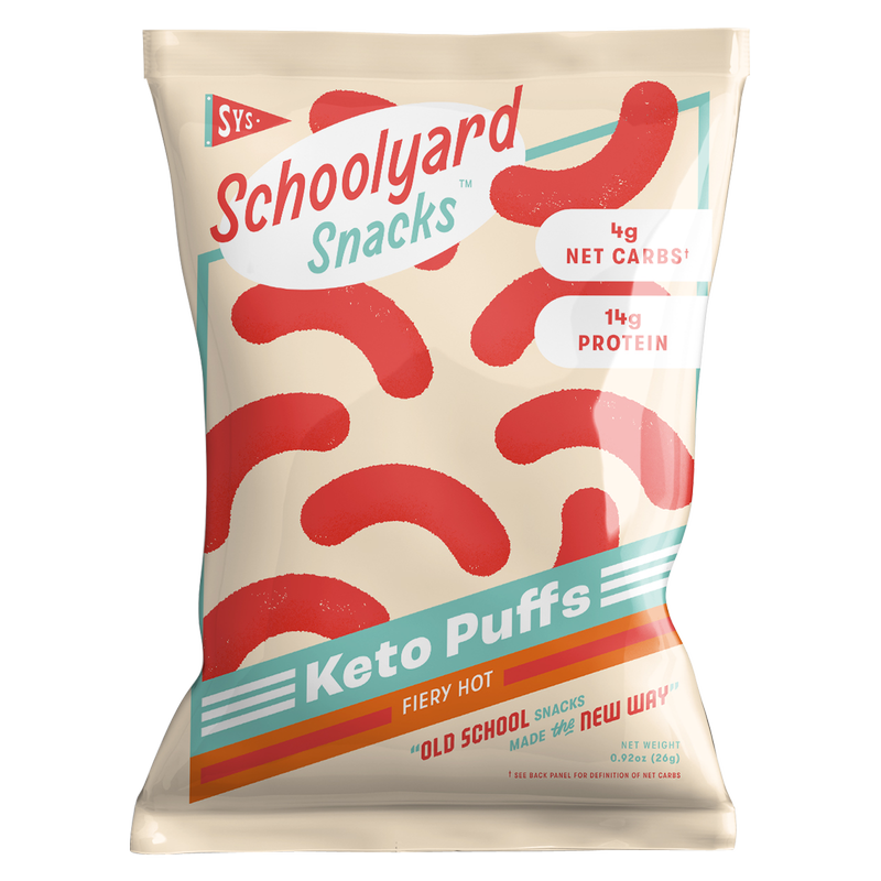 Schoolyard Snacks Fiery Hot Keto Puffs .9oz - BevMo! – BevMo!