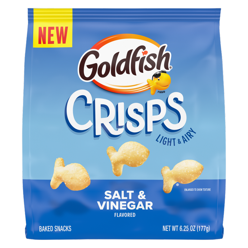 Goldfish Crisps Salt & Vinegar 6.25oz - Goldfish – BevMo!