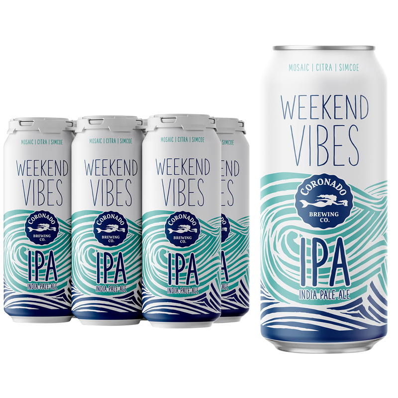 Coronado Weekend Vibes IPA 6pk 16oz Can 6.8% ABV - Coronado Brewing ...