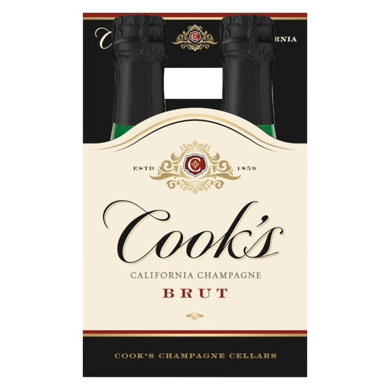 Cook's Brut 187ml 4pk - Cook's – BevMo!