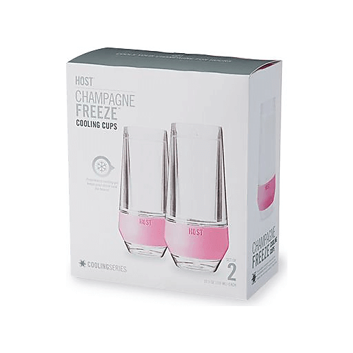 Host Champagne Freeze Cups 2 ct - Host – BevMo!