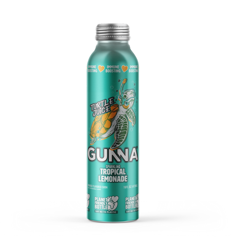 Gunna Immune Boosting Sparkling Tropical Lemonade 16oz Aluminium Btl ...