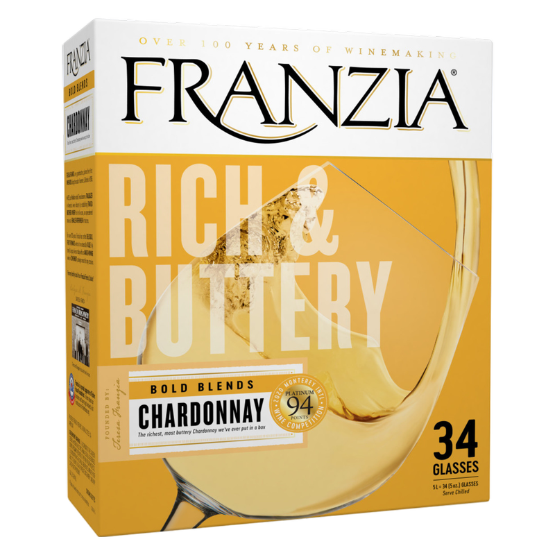 Franzia Rich & Buttery Chardonnay 5L Box - Franzia – BevMo!
