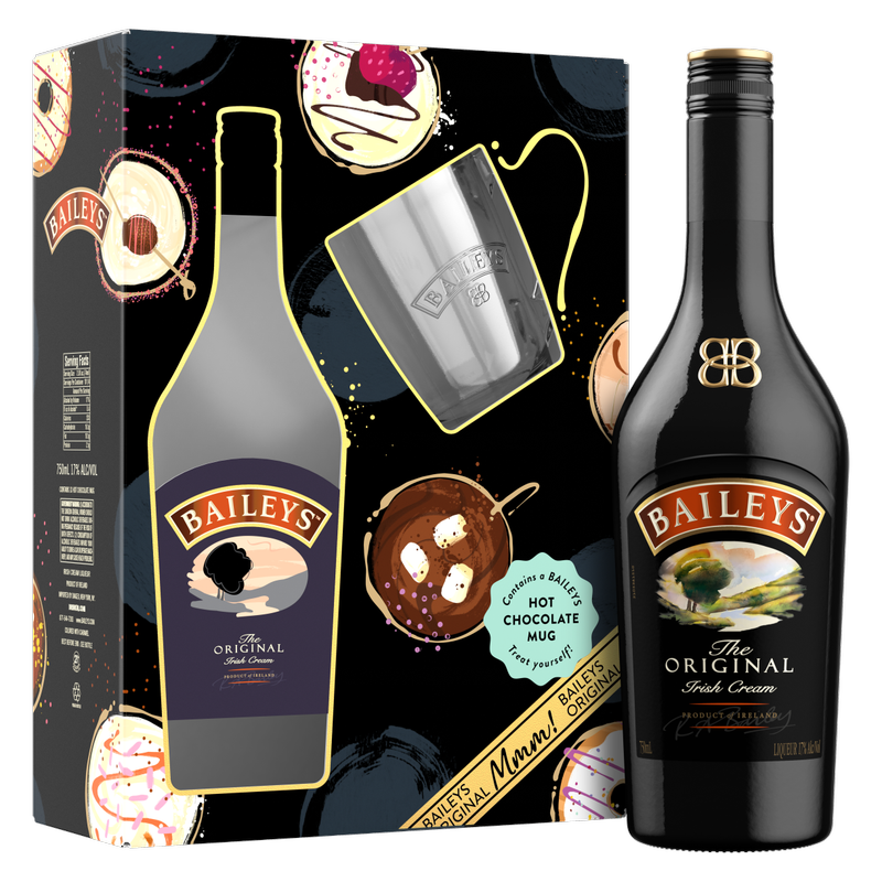 Baileys Original Irish Cream Liqueur, 750 mL Bottle with a Branded ...