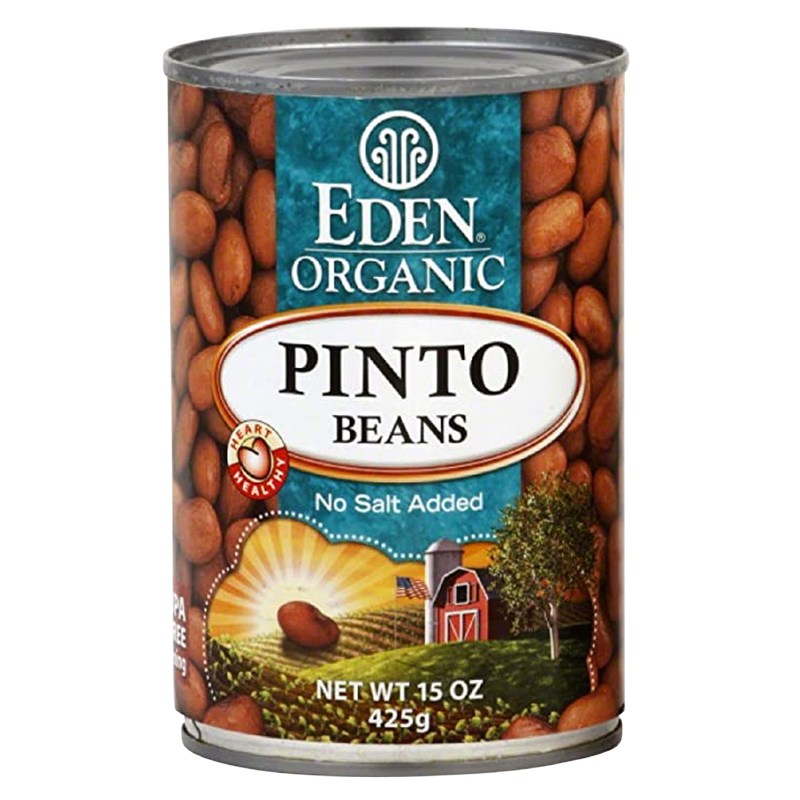 Eden Foods Organic No Salt Added Pinto Beans 15oz - Eden Foods – BevMo!