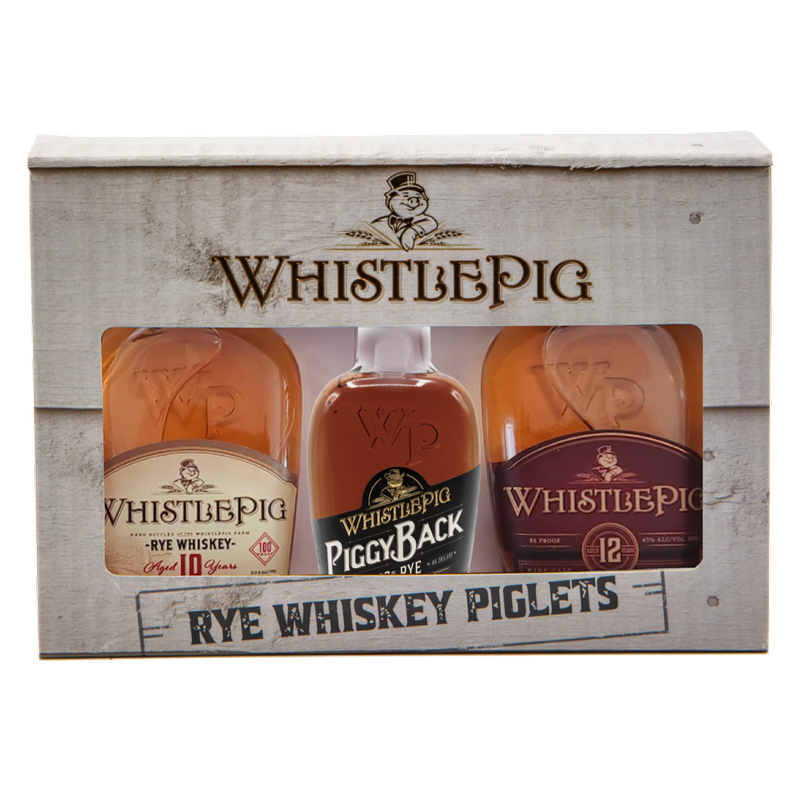 Whistlepig Piglets Straight Rye Whiskey (3PK 50 ML) - WhistlePig – BevMo!