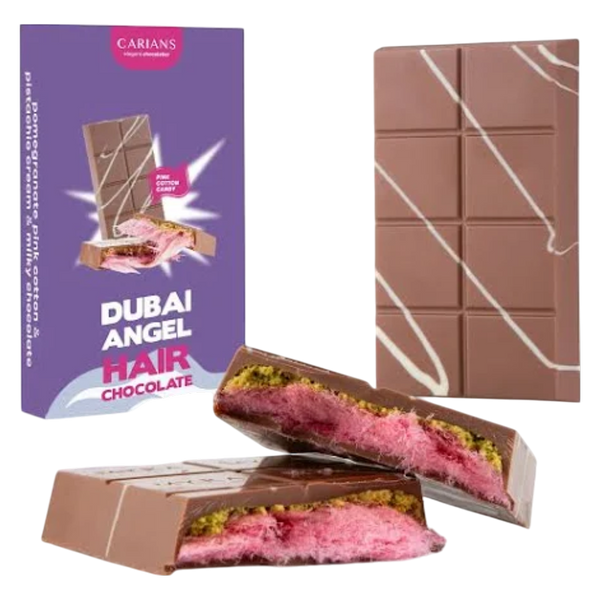 Dubai Angel Hair Cotton Candy Chocolate Bar, 3.88 oz - Carian's Bistro ...