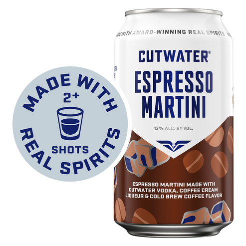 Cutwater Espresso Martini 4pk 12oz Cans 13% ABV - Cutwater – BevMo!