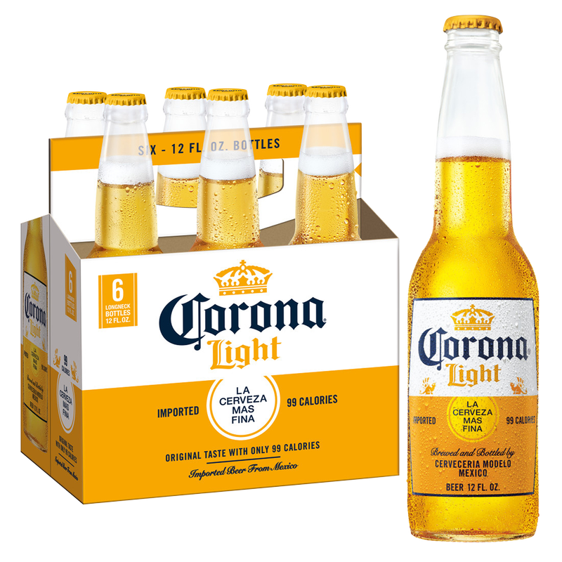 Corona Light 6pk 12oz Btl 4.0% ABV - Corona Light – BevMo!