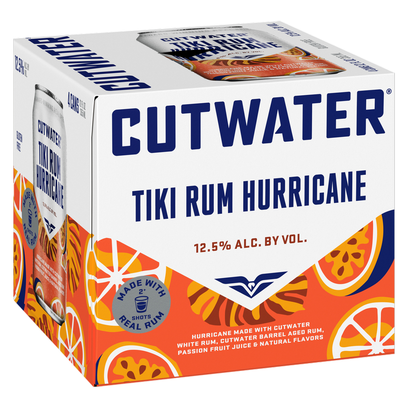 Cutwater Bali Hurricane 4pk 12oz - Cutwater – BevMo!