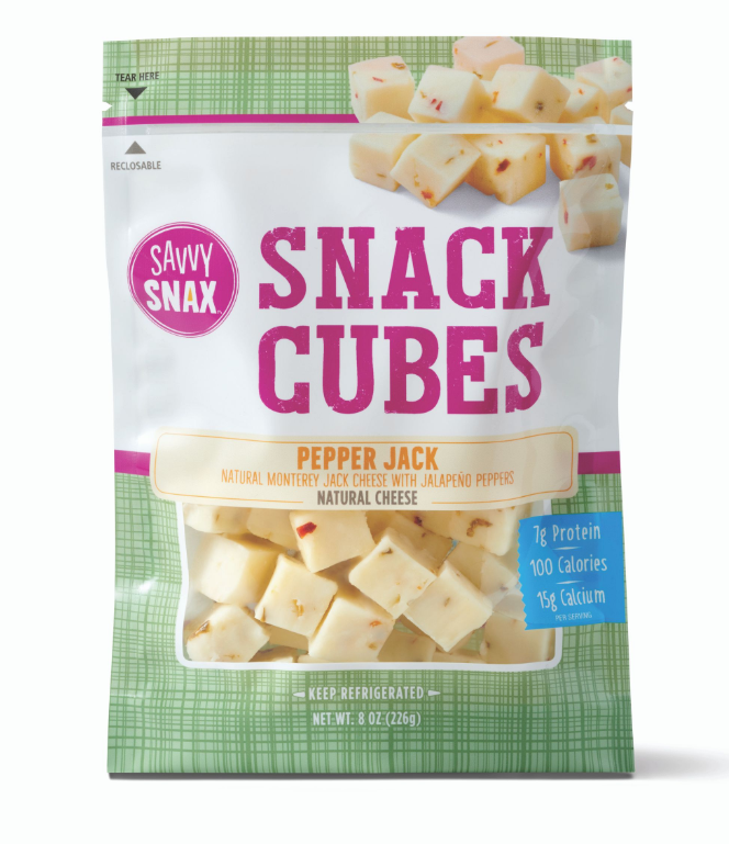 Savvy Snax Pepper Jack Snack Cubes - 8oz - Savvy Snax – BevMo!