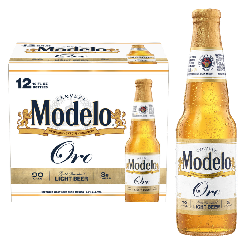 Modelo Oro 12pk 12oz Bottle - Modelo – BevMo!