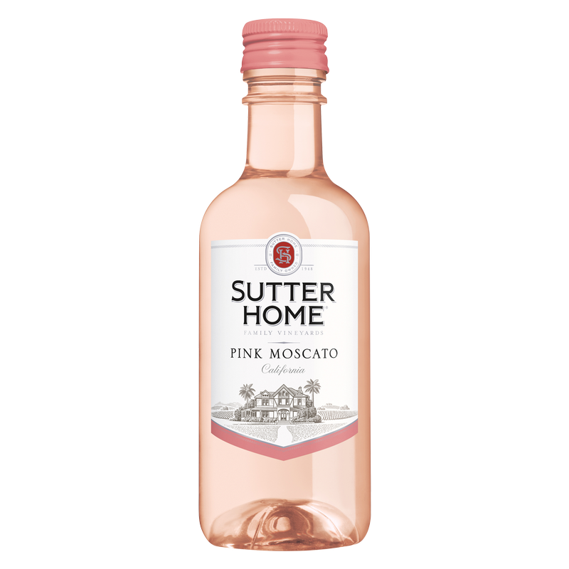Sutter Home Pink Moscato 4pk 187ml - Sutter Home – BevMo!