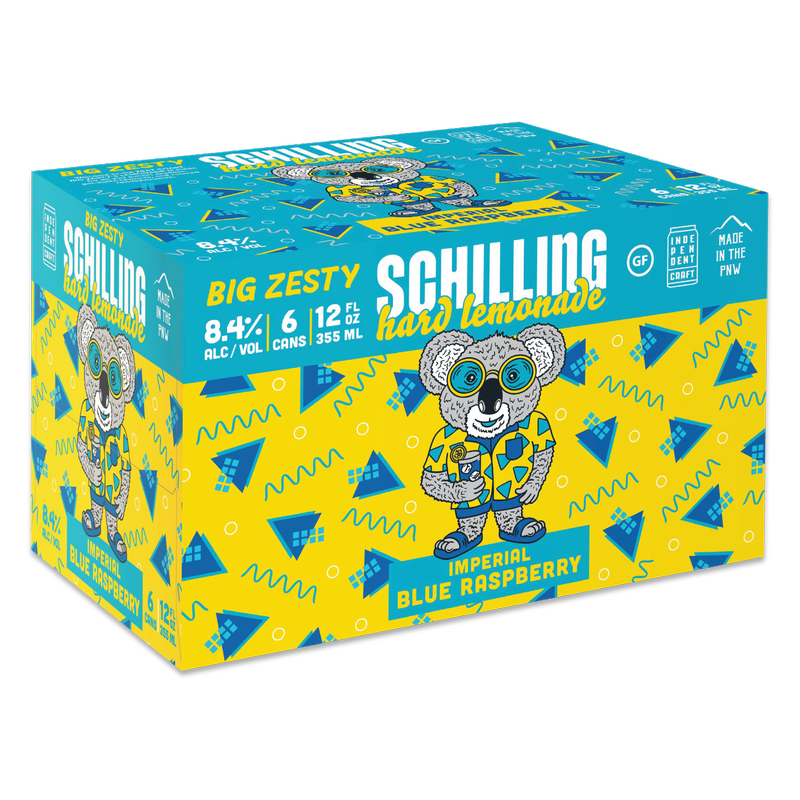 Schilling Blue Raspberry Lemonade 6PKC - Schilling Cider – BevMo!