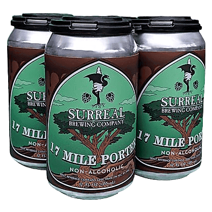 Surreal Brewing 17 Mile Porter Non-Alcoholic 4pk 12oz Can - Surreal ...