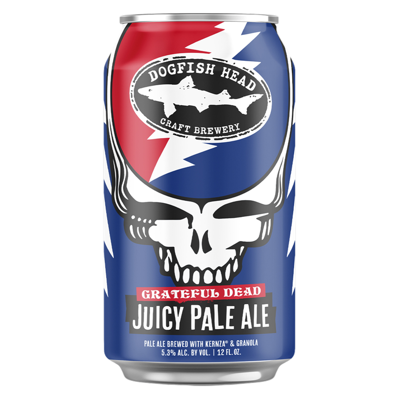 Dogfish Head Grateful Dead Juicy Pale Ale 6pk 12oz Can 5.3% ABV ...