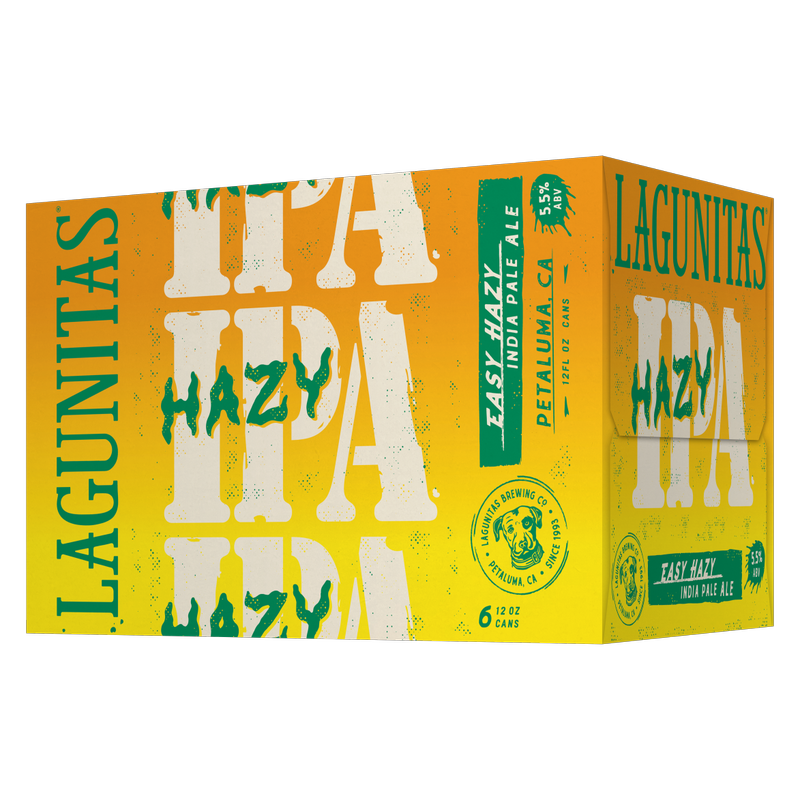 Lagunitas Hazy IPA 6pk 12oz Can 5.5% ABV - Lagunitas – BevMo!