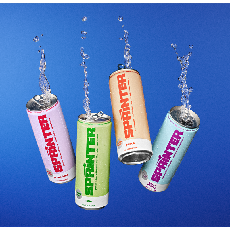 Sprinter Vodka Soda Variety 8pk 12oz Cans 4.5% ABV - Sprinter – BevMo!