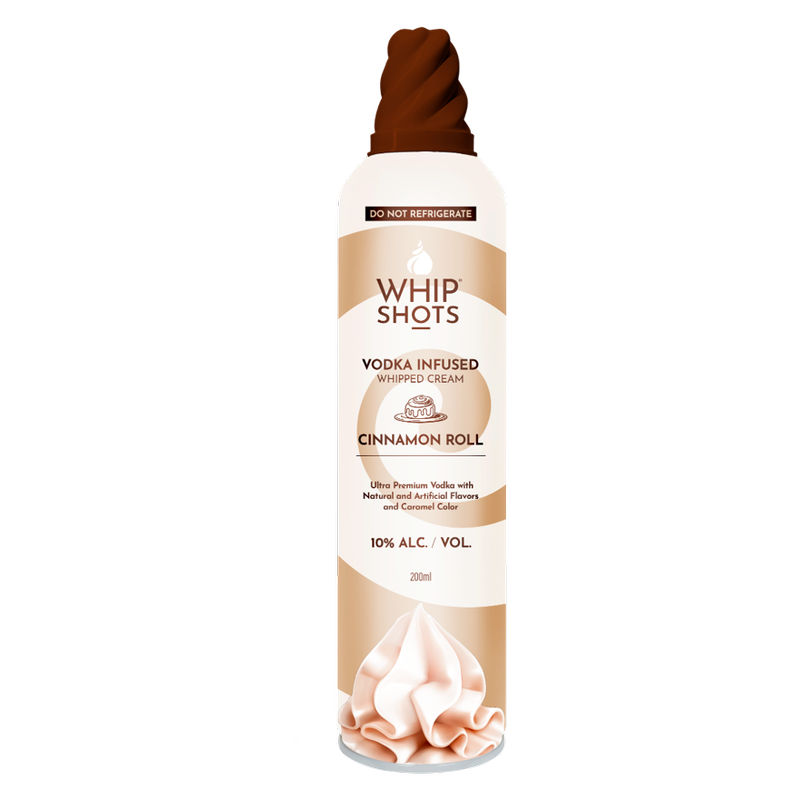 Whip Shots Cinnamon Roll 200ml - Whipshots – BevMo!