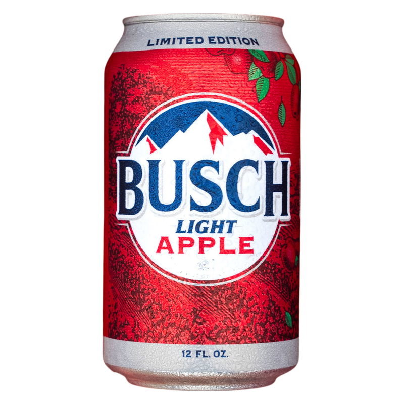 Busch Light Apple 30pk 12oz Can 4.1% ABV - Busch Light – BevMo!