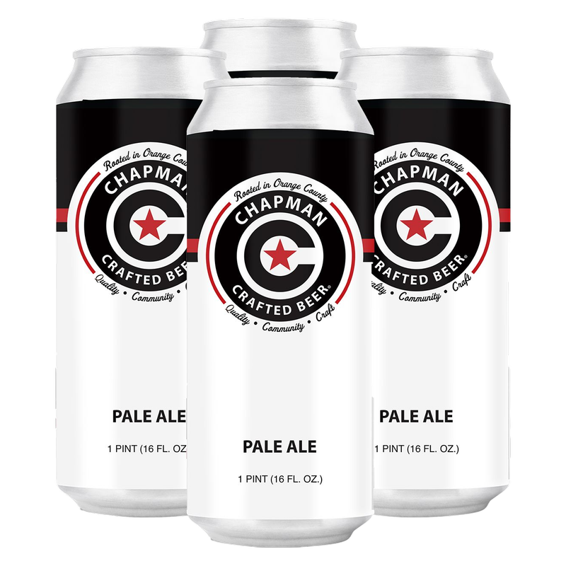 Chapman Crafted Beer Rotating Pale Ale 4pk 16oz - Chapman Crafted – BevMo!