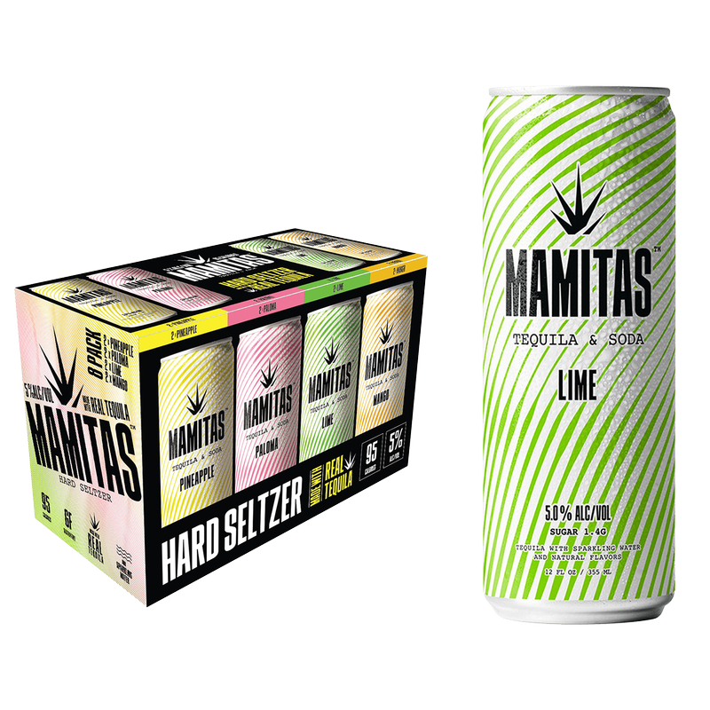 Mamitas Seltzer Variety 8pk 12oz Can 5% ABV - Mamitas – BevMo!