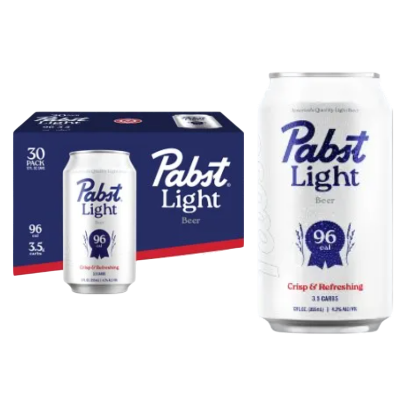 Pabst Light 30pk 12oz Can 4.2% ABV - Pabst – BevMo!