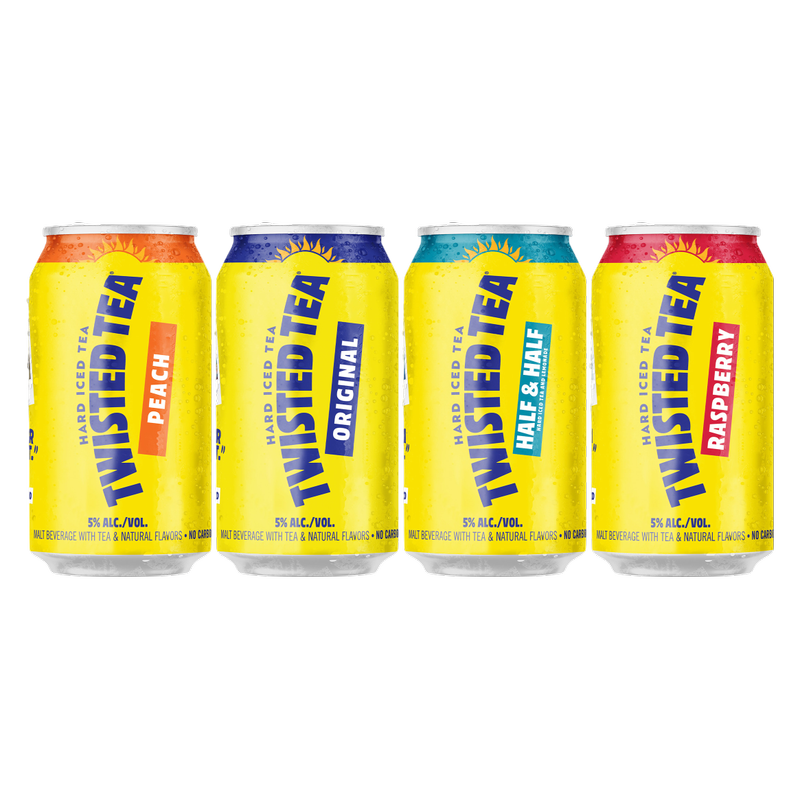 Twisted Tea Party Pack 24pk 12oz Cans 5% ABV - Twisted Tea – BevMo!
